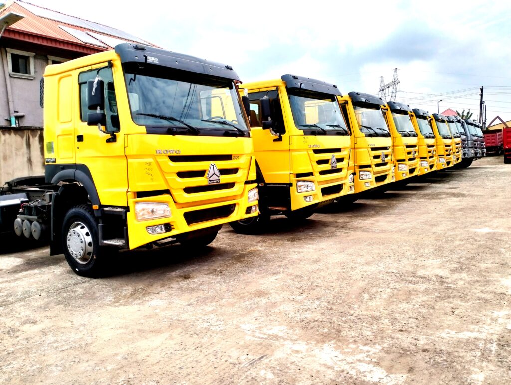 HOWO 6X4 Tractor Head Truck (Yellow) - Richbon Group Nigeria Limited